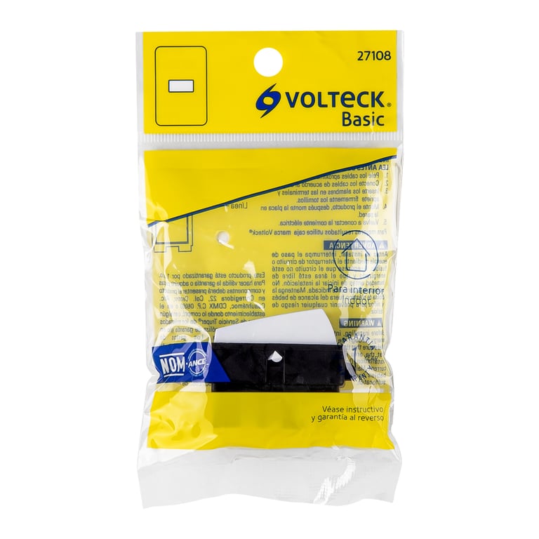 Interruptor sencillo, Volteck Basic - Bckend Todo Truper